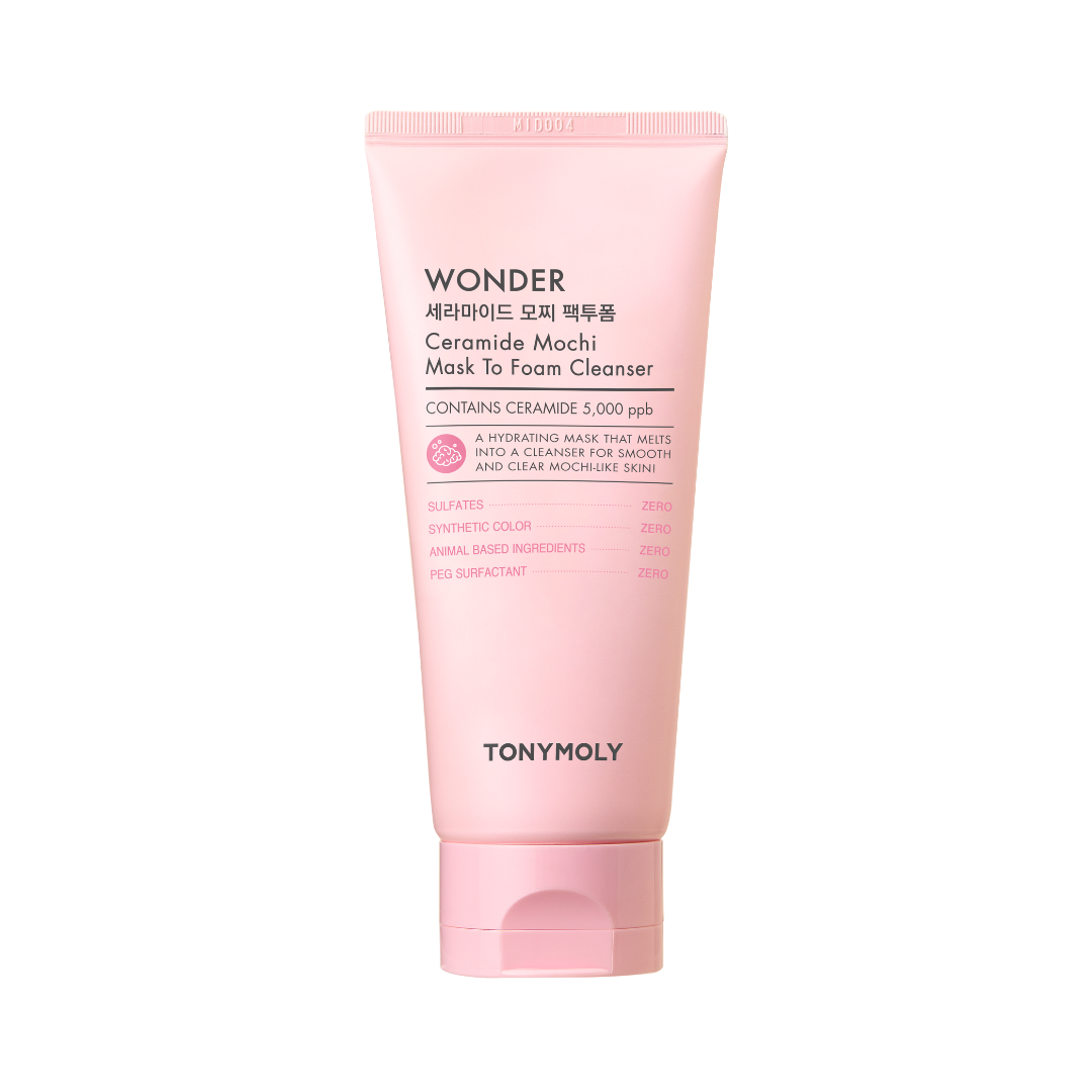 Wonder Ceramide Mochi Pack To Foam Cleanser – TONYMOLY